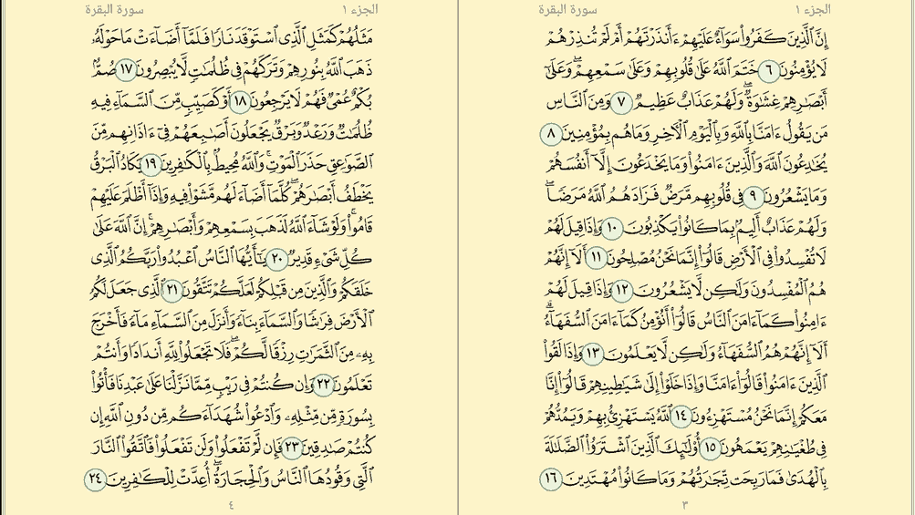 Ayat Markers overlap with text in two-page mode · Issue #1419 · quran/quran_android · GitHub