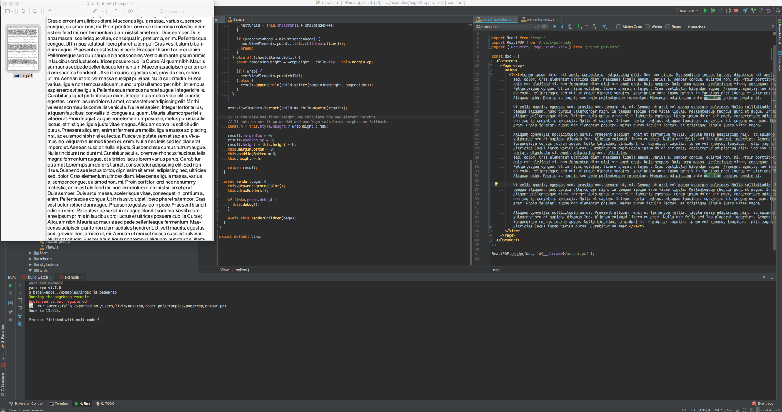Wrap won't work when text is higher than the page · Issue #246 · diegomura/react-pdf · GitHub
