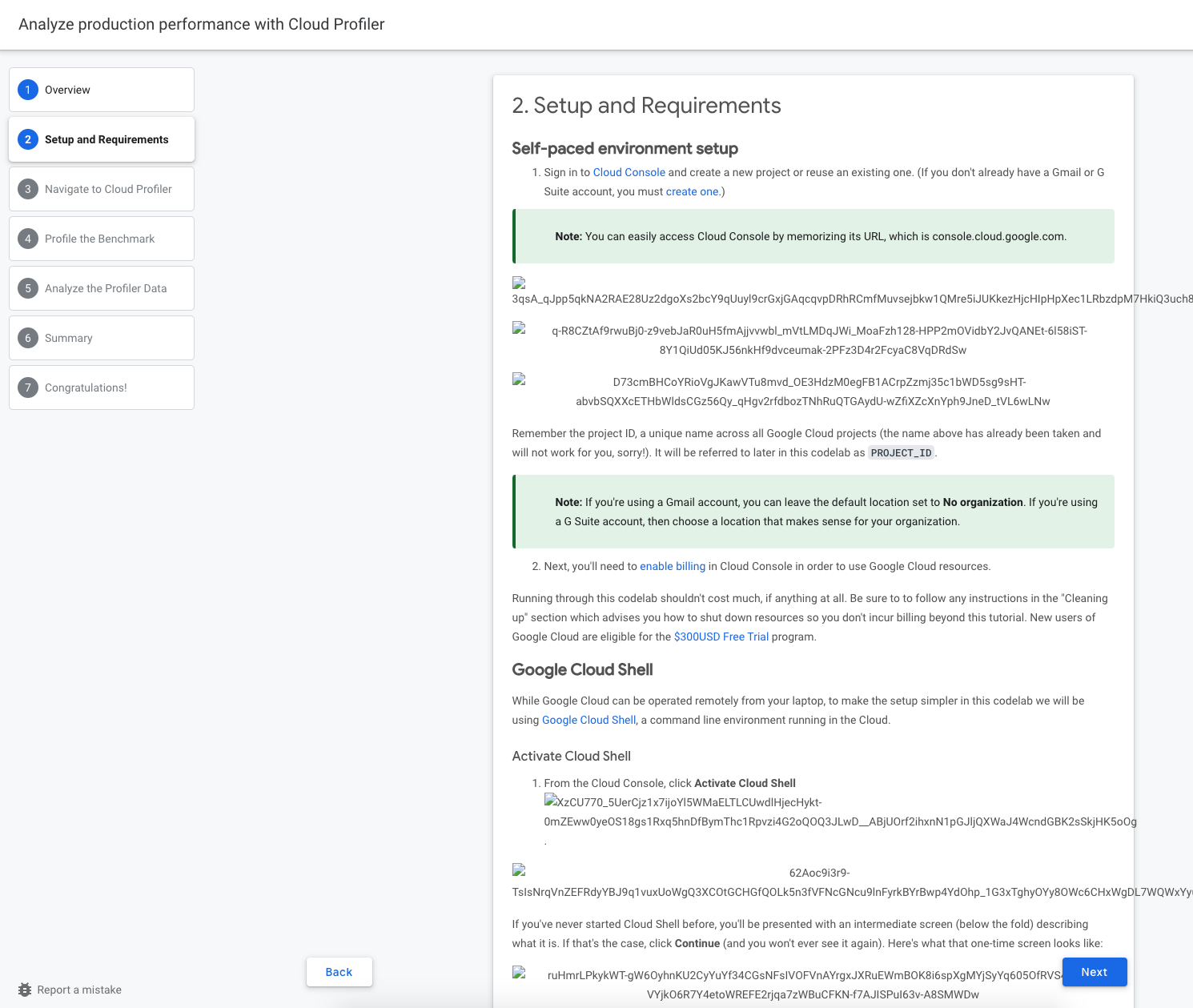 [cloud-profiler]: missing images · Issue #910 · googlecodelabs/feedback · GitHub