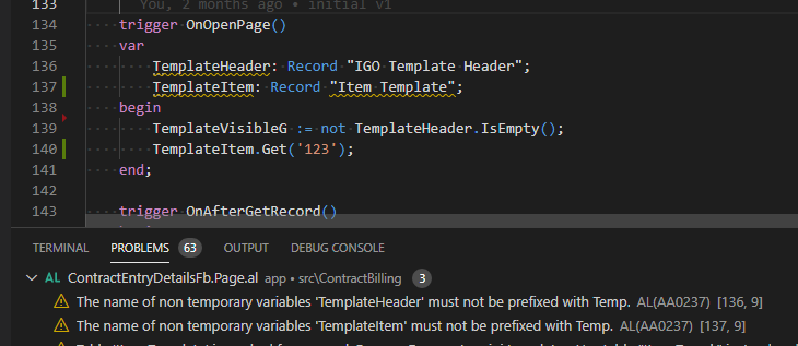 CodeCop warning AA0237 is not correct · Issue #6073 · microsoft/AL · GitHub