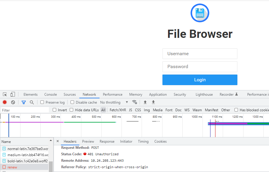 Proxy auth doesn't work with filebrowser API's · Issue #2047 · filebrowser/filebrowser · GitHub