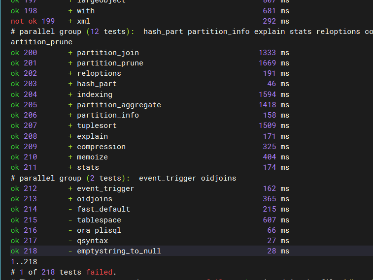 Make Oracle Check Tests Failed · Issue 527 · Ivorysqlivorysql · Github 5003
