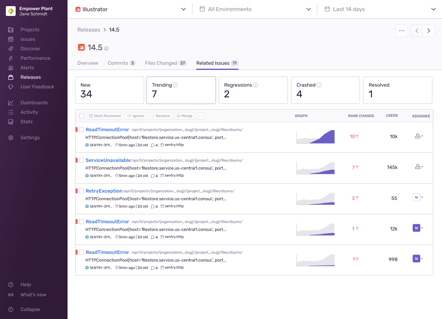 Upcoming feature: Release Comparison · Issue #26123 · getsentry/sentry · GitHub