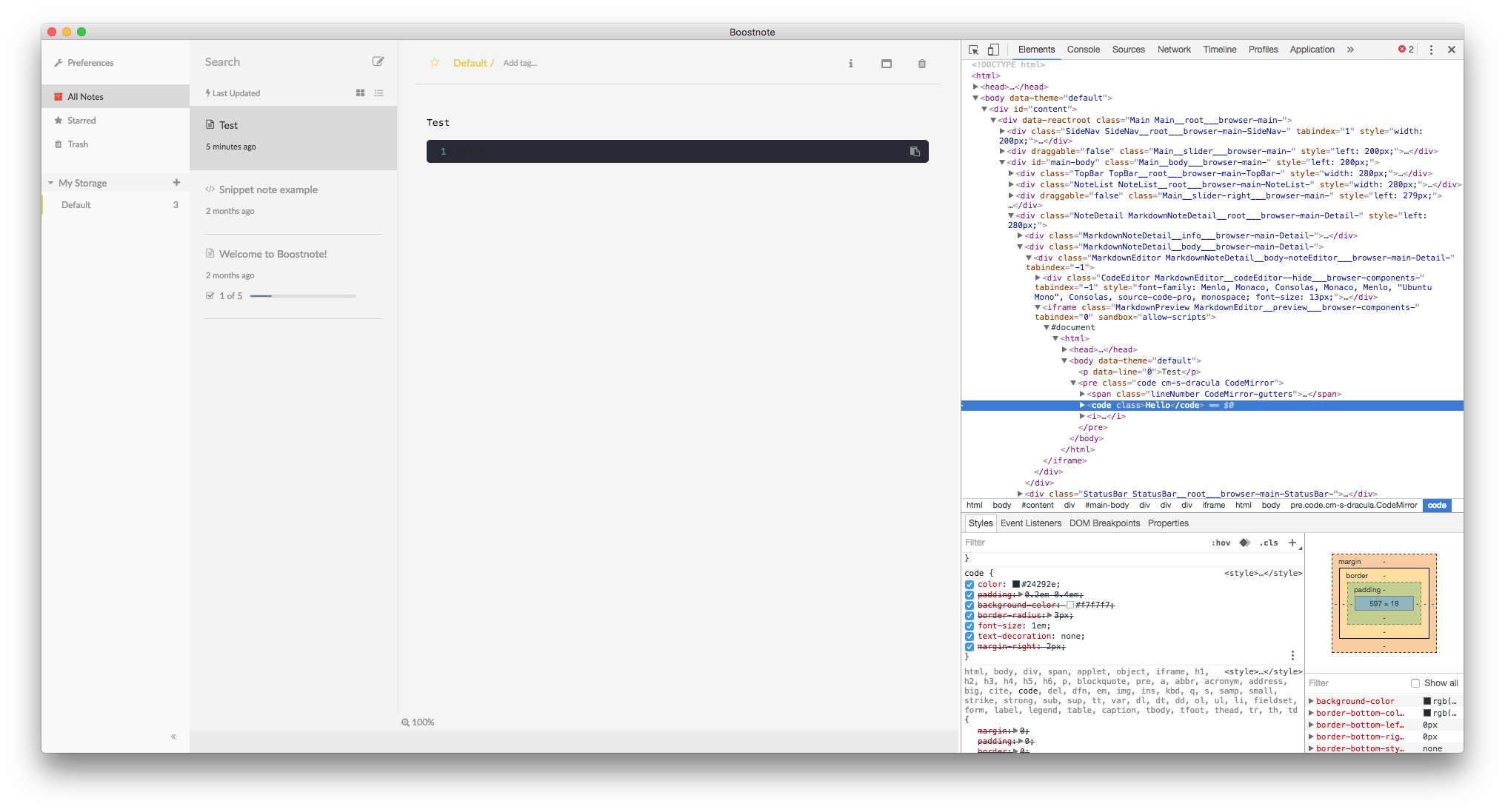 Text in a codeblock is not visible · Issue #928 · BoostIO/BoostNote-Legacy · GitHub
