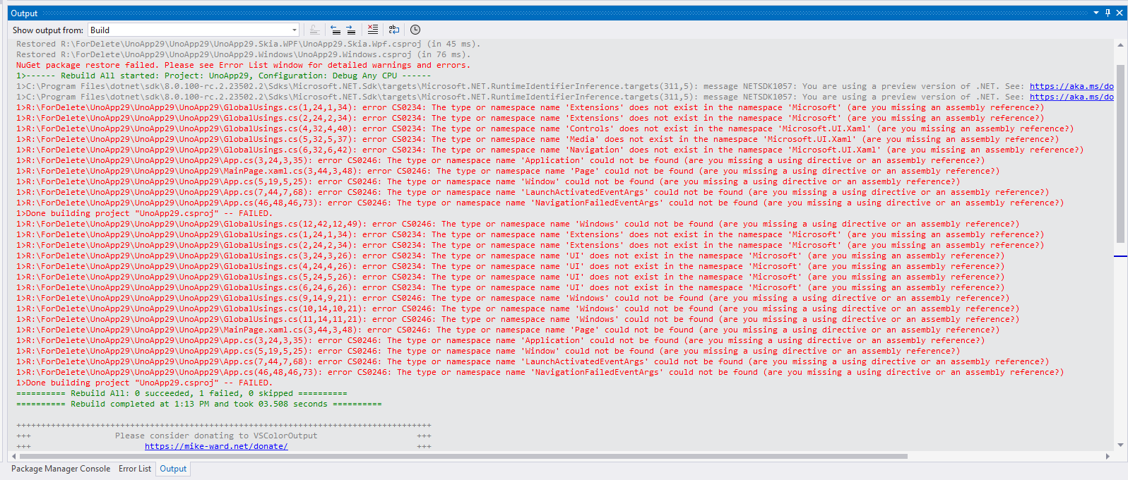 Conflicting values for resource 'Files/Uno.UI.Toolkit/Themes/Generic.xbf' · unoplatform uno ...