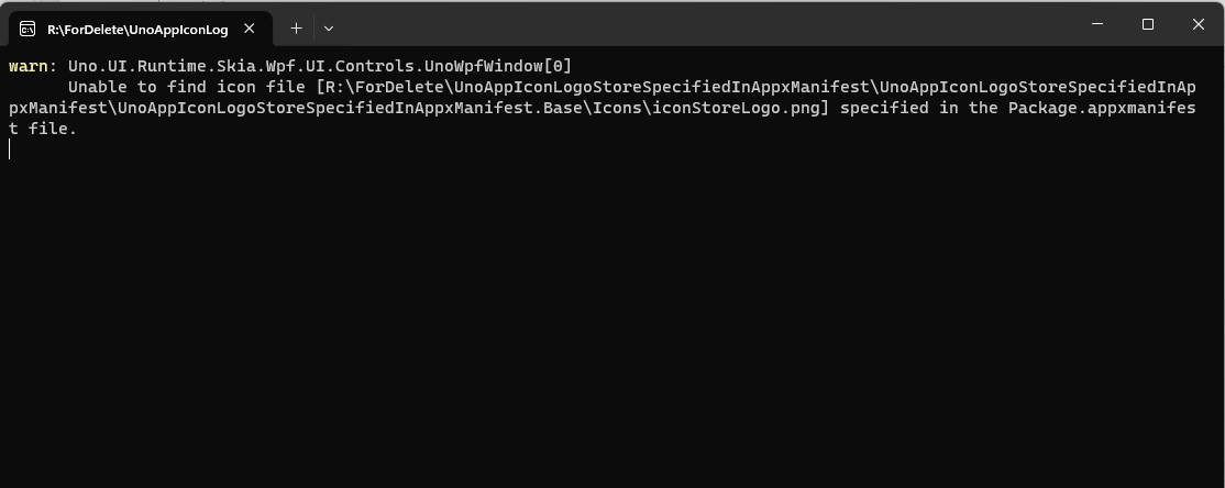Unable To Find Icon File Iconstorelogo Specified In The Appxmanifest · Issue 461 · Unoplatform 