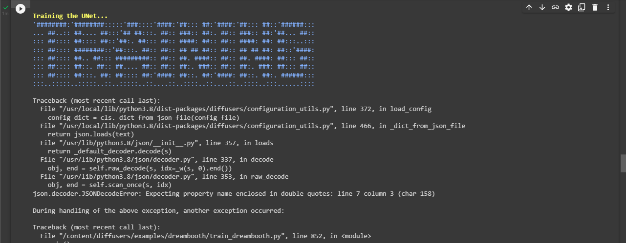 Training gives error when starts · Issue #1145 · TheLastBen/fast-stable-diffusion · GitHub