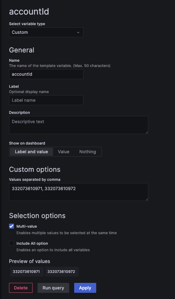 Cloudwatch Logs Cloudwatch Template Error With Multi Template