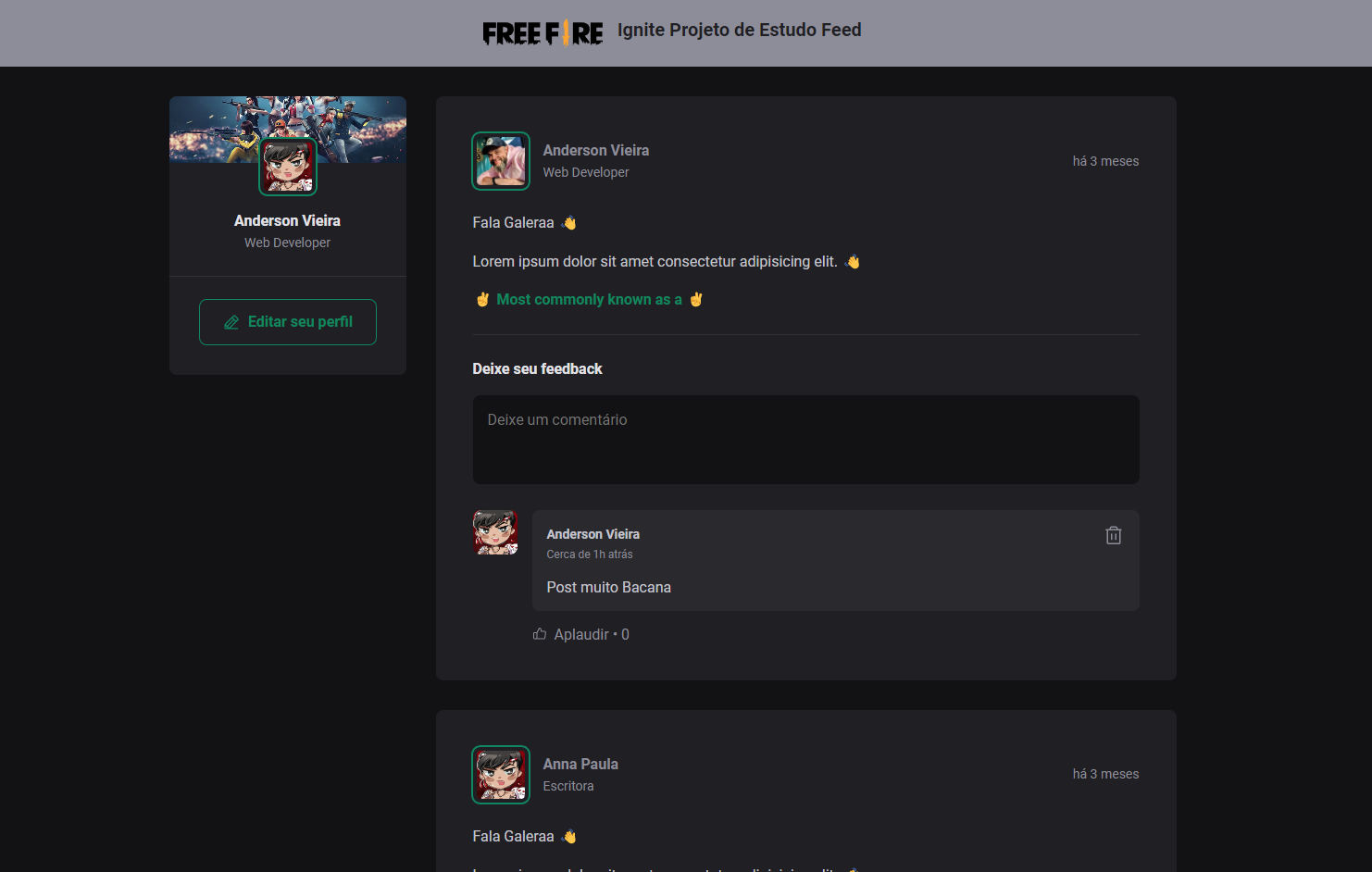 GitHub - dersoan/sistema-de-posts-reactjs-ignite: Sistema de post em React