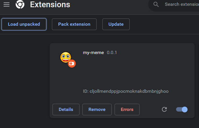GitHub - MeetaHaldar/programing-meme-chrome-extension: a chrome extension will show you the meme