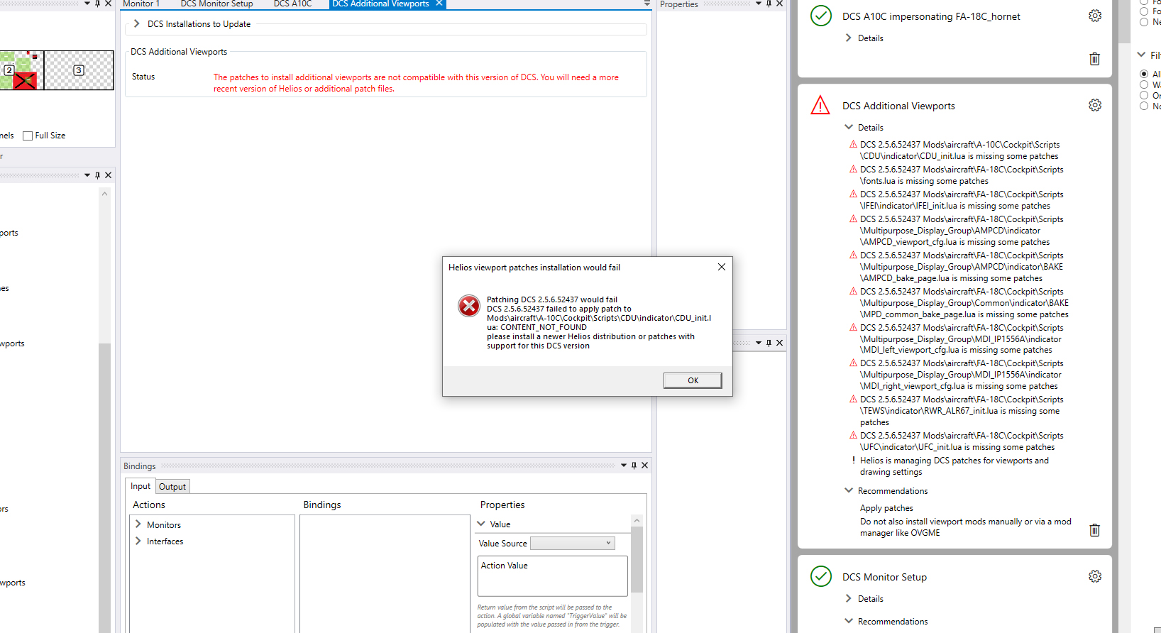 DCS Additional Viewports my problem? · Issue #307 · HeliosVirtualCockpit/Helios · GitHub