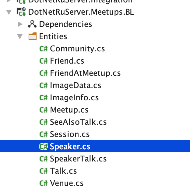 Добавление доменных моделей · Issue #98 · DotNetRu/Commune · GitHub