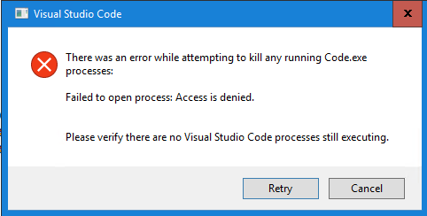 Update application in user-context when other code.exe is running ...