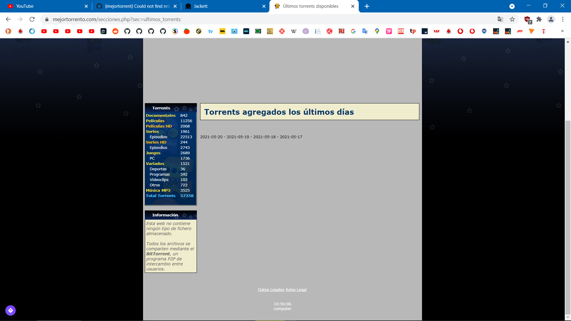 [mejortorrent] Could not find releases from this URL (Config) · Issue #11769 · Jackett/Jackett ...