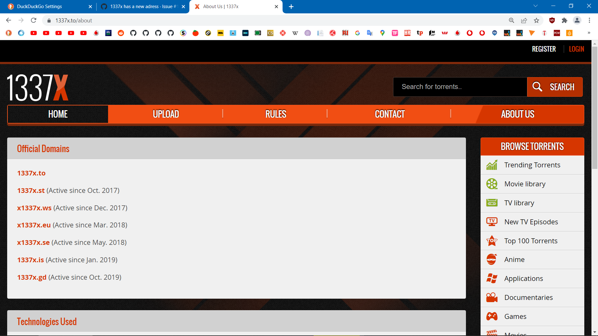 1337x has a new adress · Issue #12951 · Jackett/Jackett · GitHub