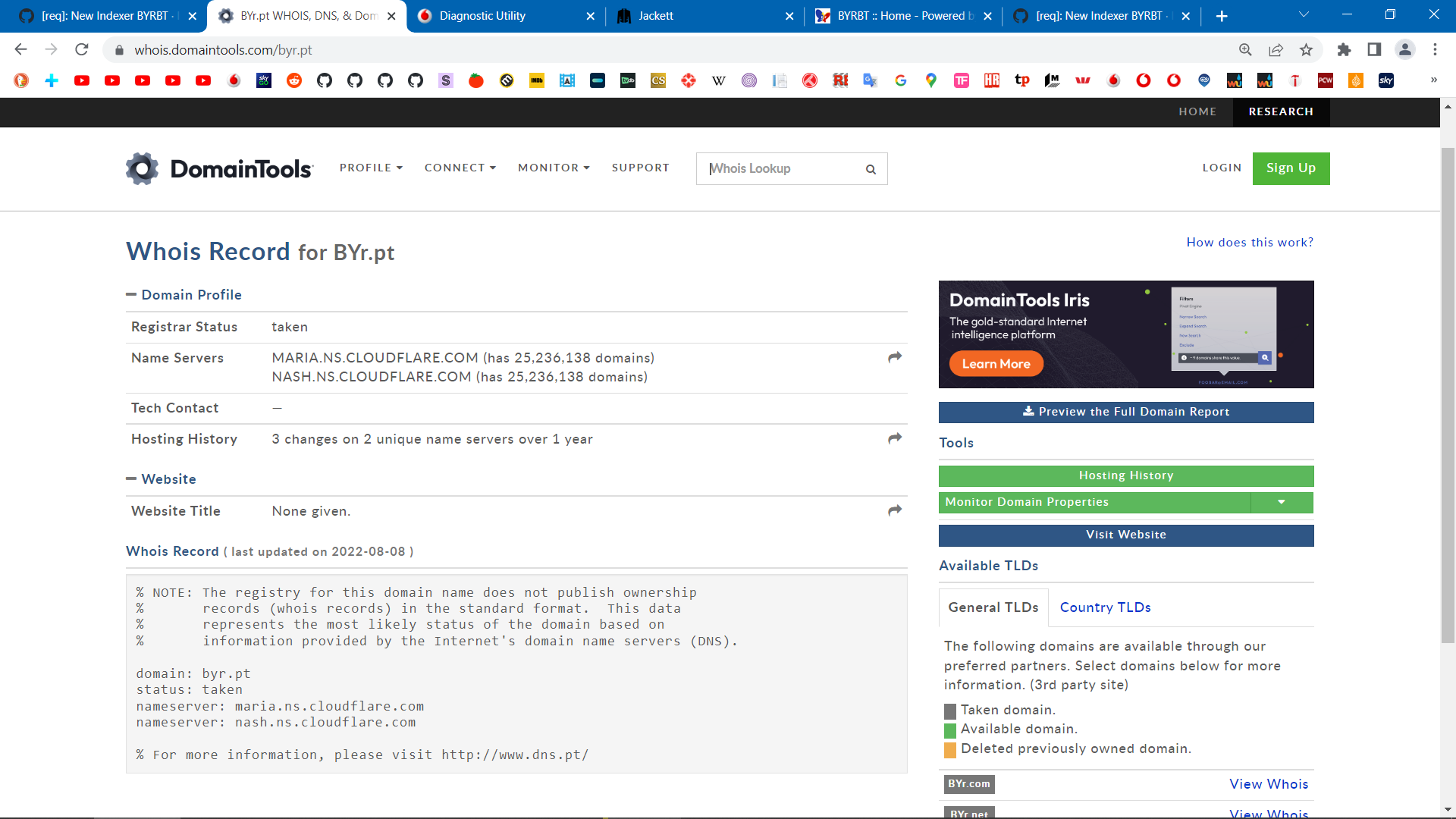 [req]: New Indexer BYRBT · Issue #12540 · Jackett/Jackett · GitHub