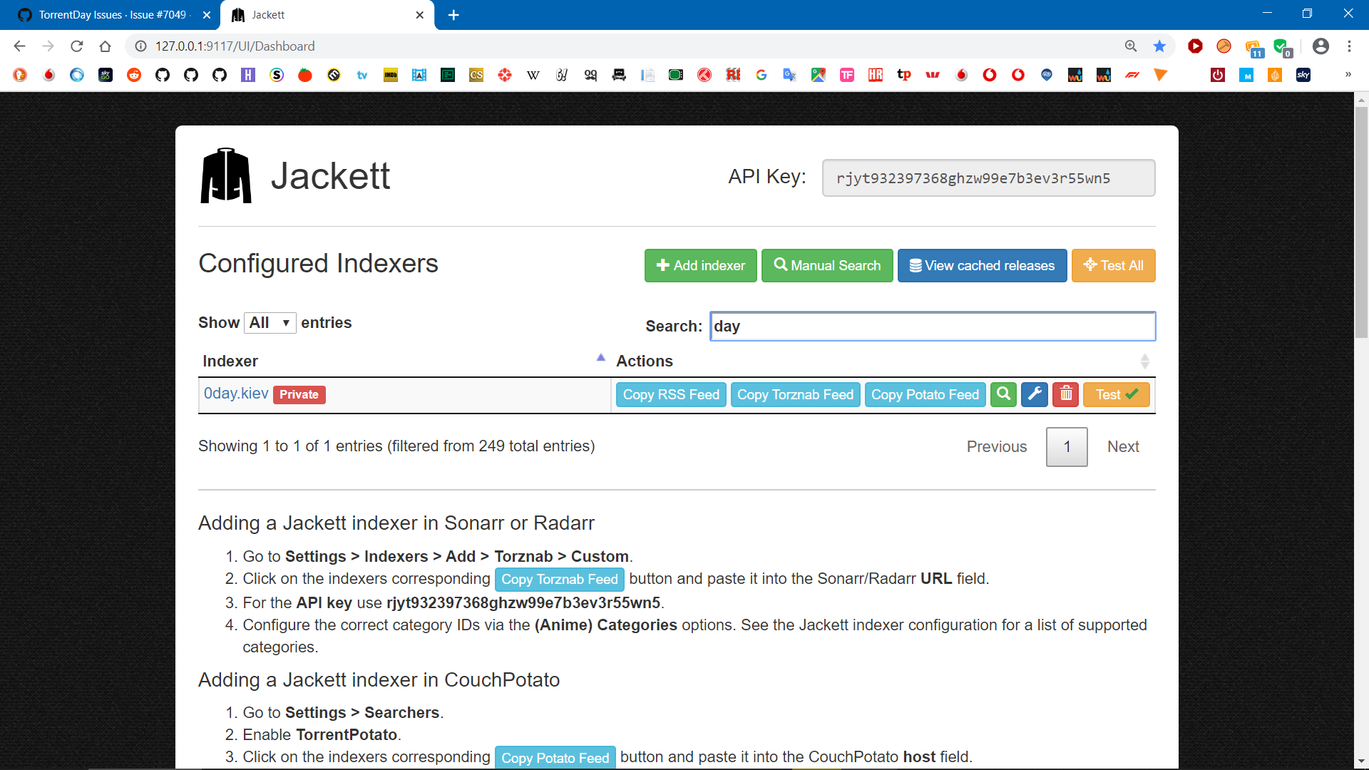 TorrentDay Issues · Issue #7049 · Jackett/Jackett · GitHub