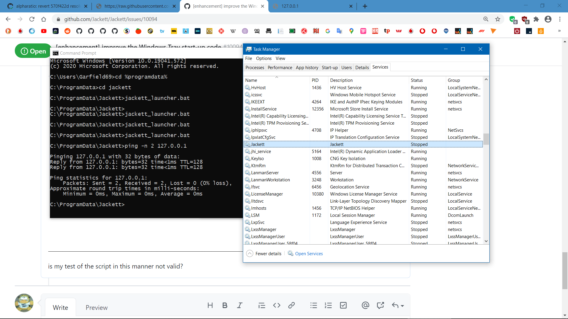 [enhancement] improve the Windows Tray start-up code · Issue #10094 ...