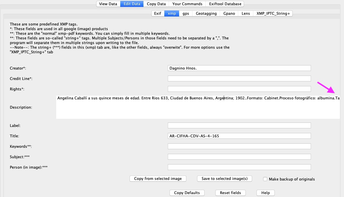 XMP Description field problem · Issue #36 · hvdwolf/jExifToolGUI · GitHub