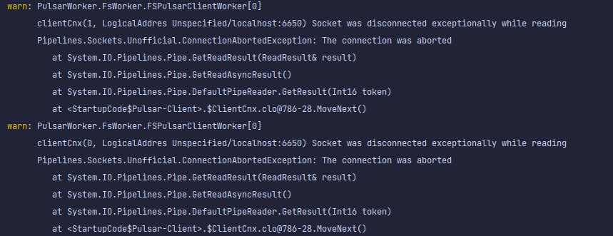PulsarClient.CloseAsync seems not to work correctly · Issue #222 · fsprojects/pulsar-client ...