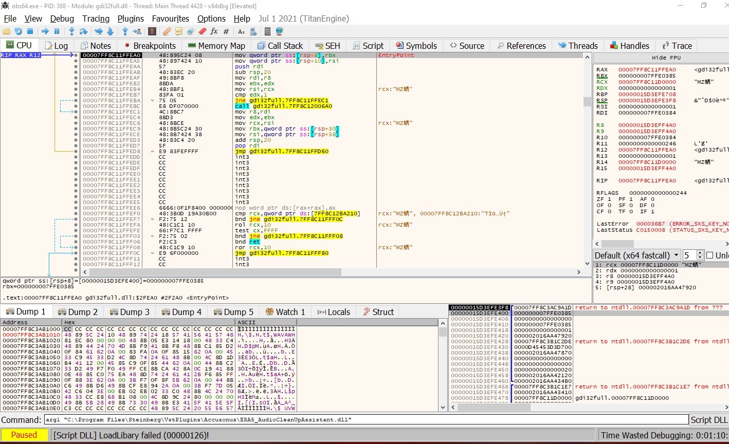 i have a question how can we load a dll in x64dbg ?i tried my best but ...
