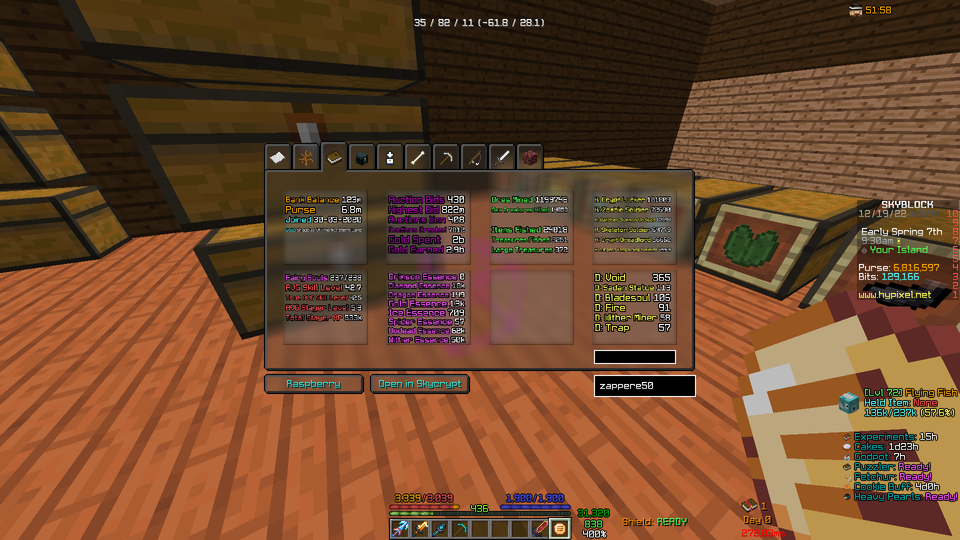 Profile Viewer: Killed mobs and Deaths from mobs dont update when ...