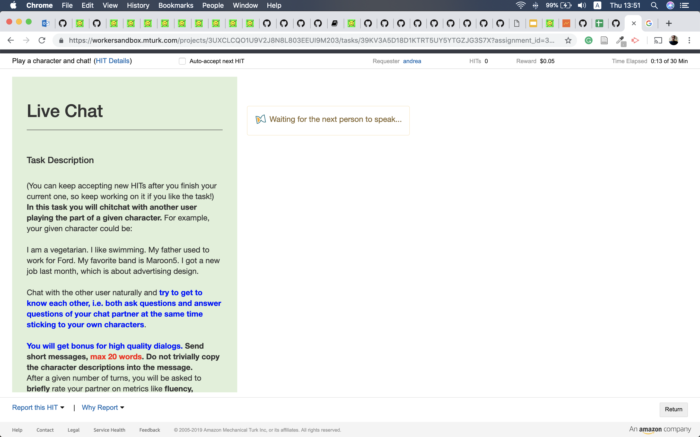 MTurk: this HIT is expired, please return and take a new one if you'd want to work on this task ...