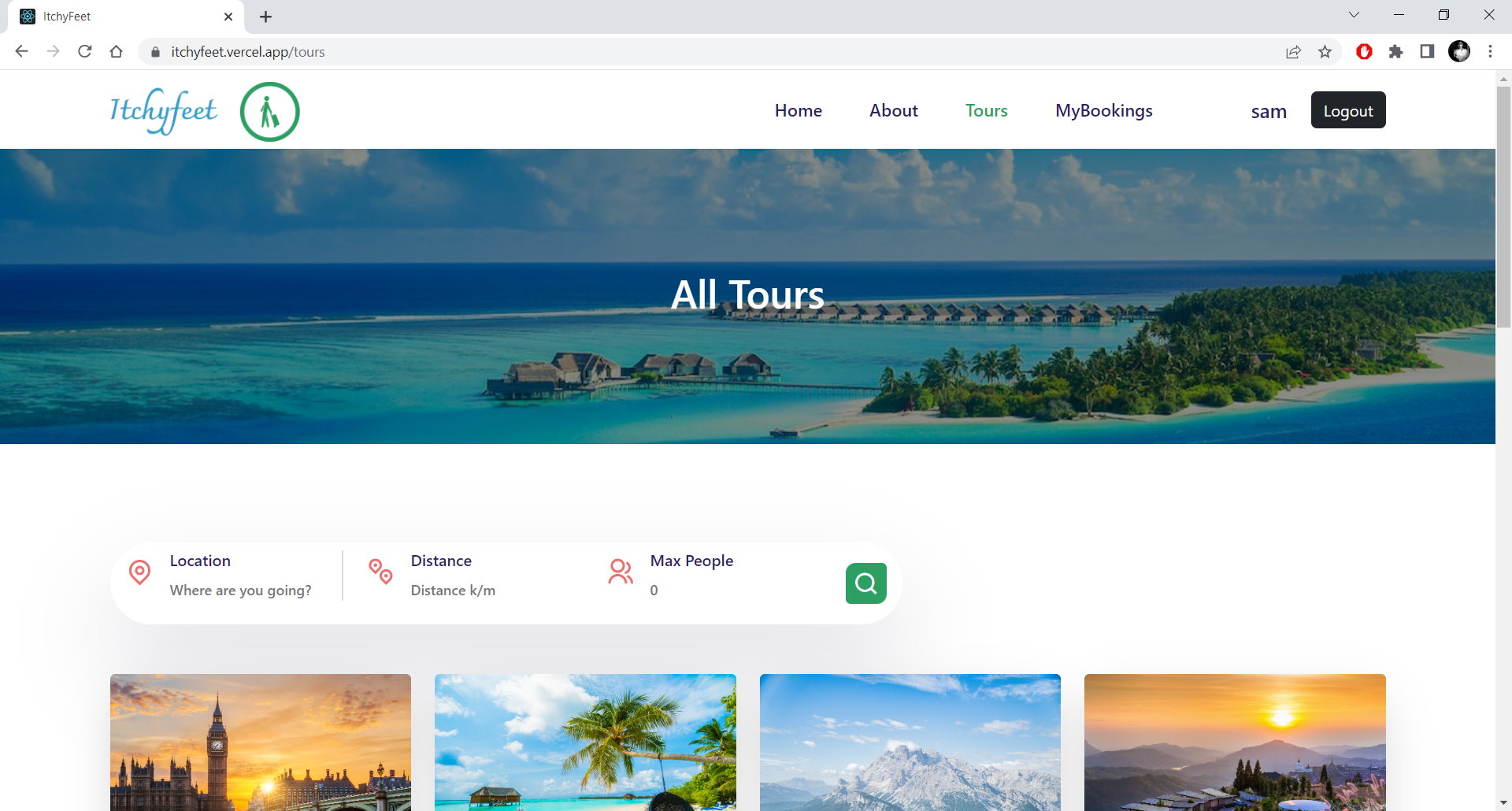 GitHub - samriddhipuranik/Itchy-Feet