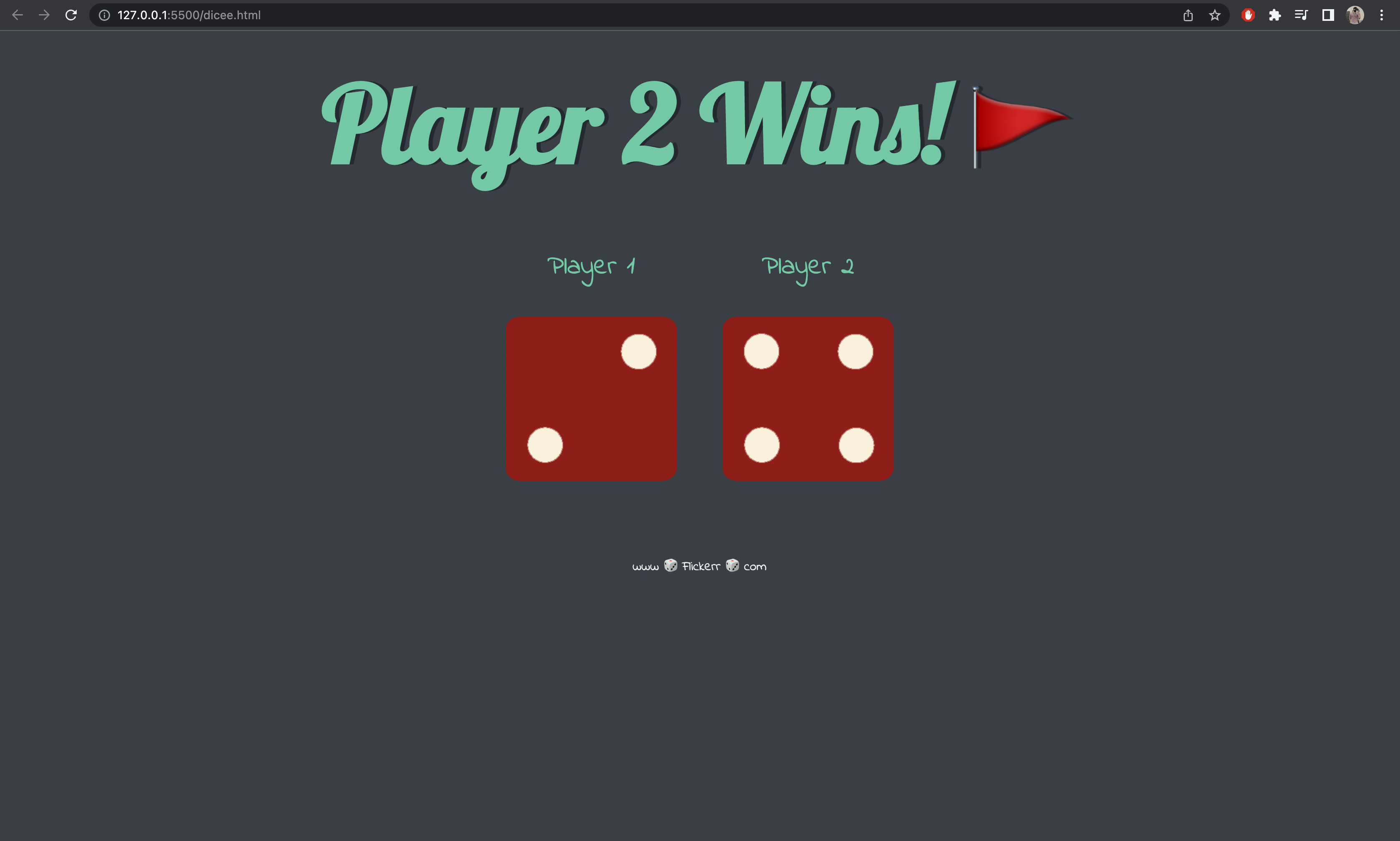 GitHub - Flicker-eth/Dicegame: Two player game used to decide the winner