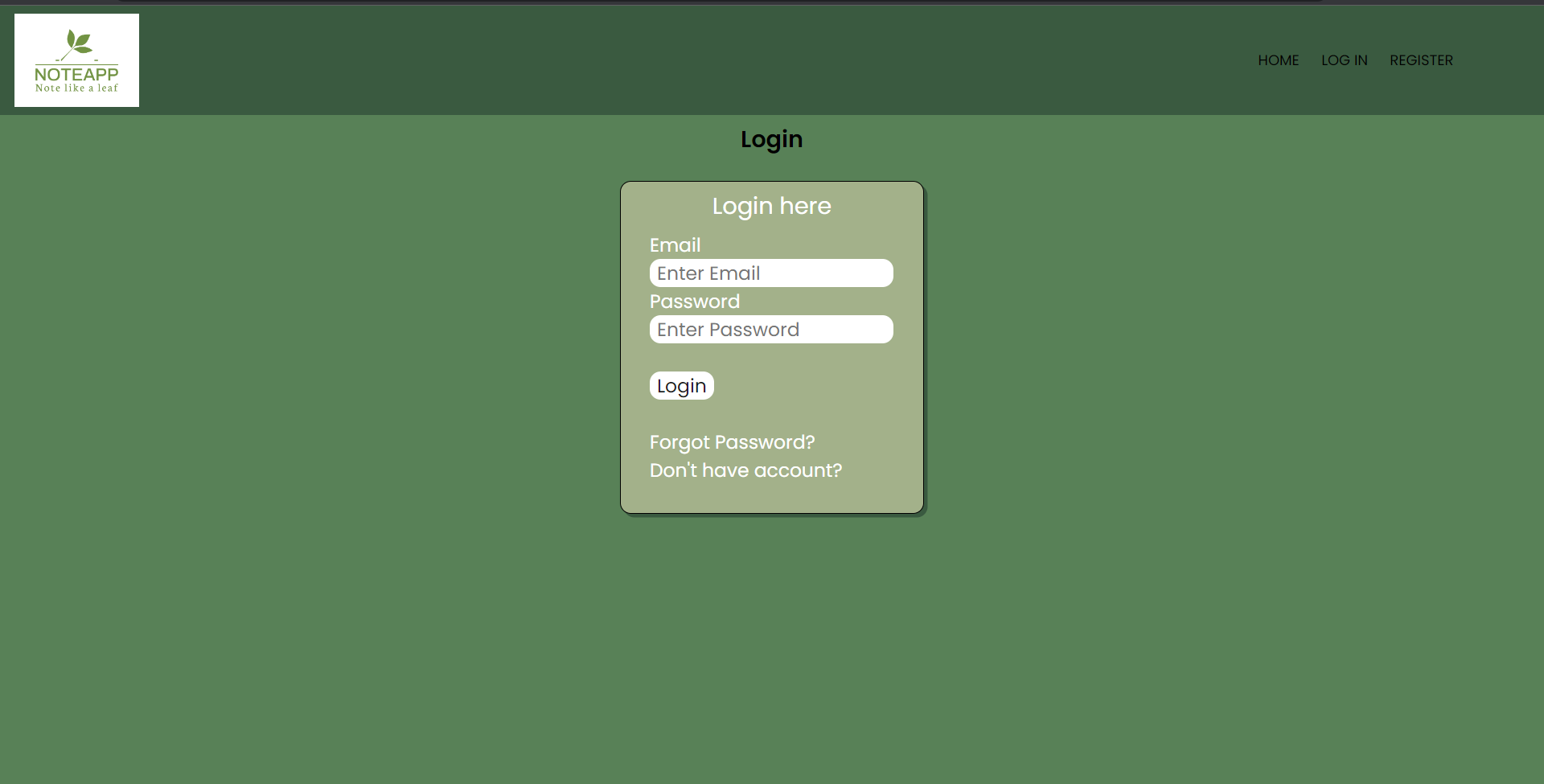 GitHub - Tortowy/NoteLeafApp