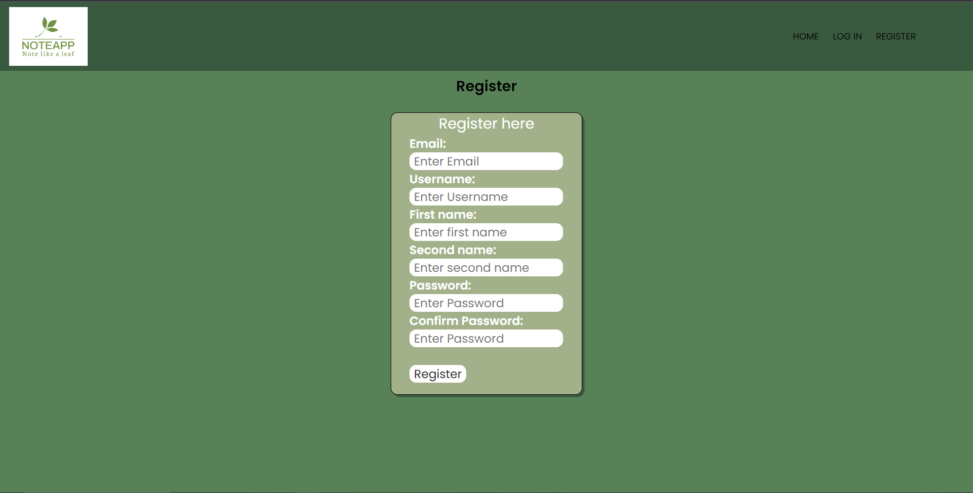 GitHub - Tortowy/NoteLeafApp