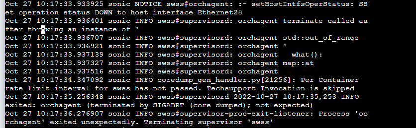 SWSS Error when shutting down interfaces in ECMP Fine Grain mode · Issue #12524 · sonic-net ...