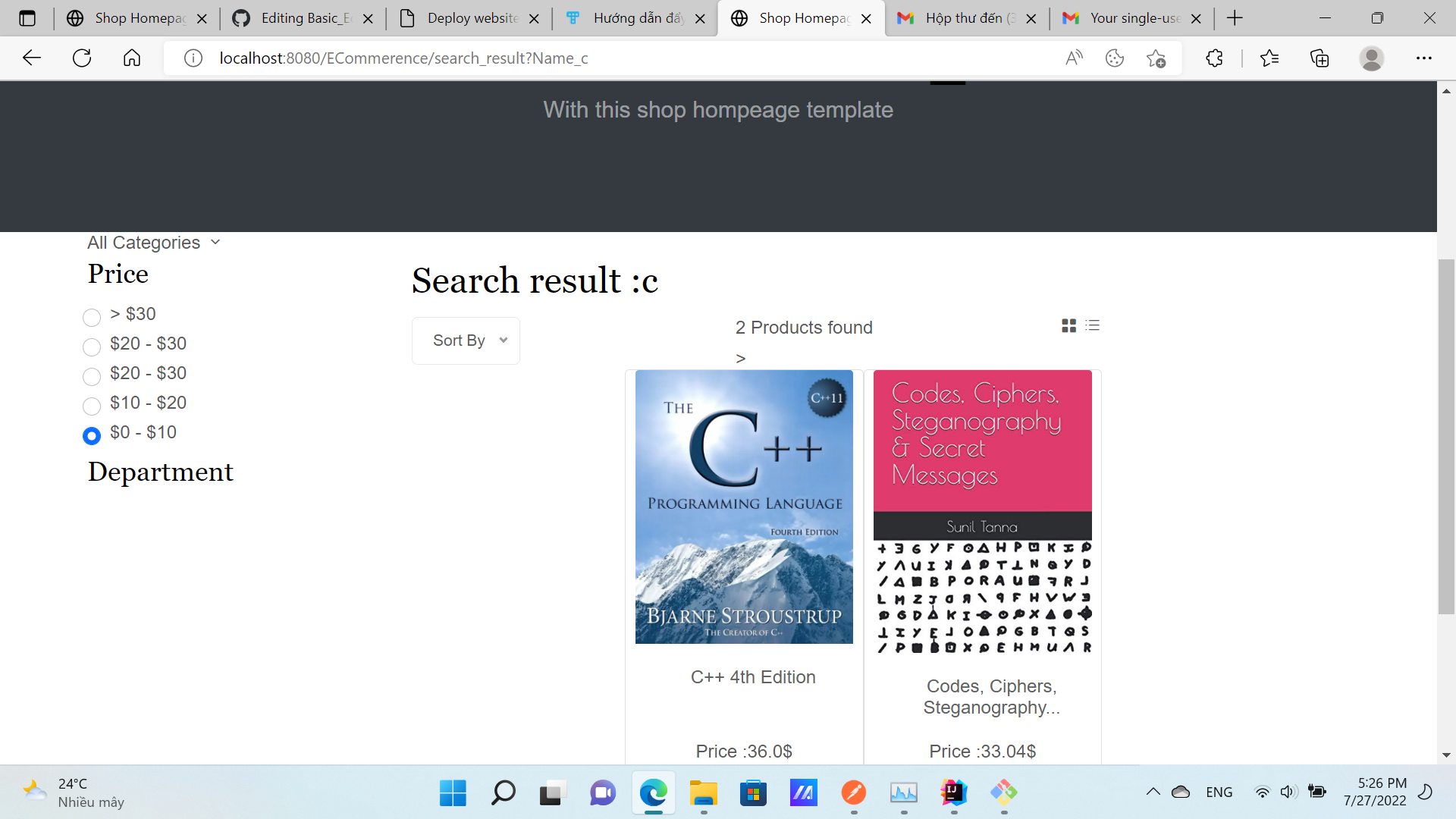 GitHub - PhamDinhDuy-2508/Basic_Ecommerce_Web: Basic_Ecommerce_Web