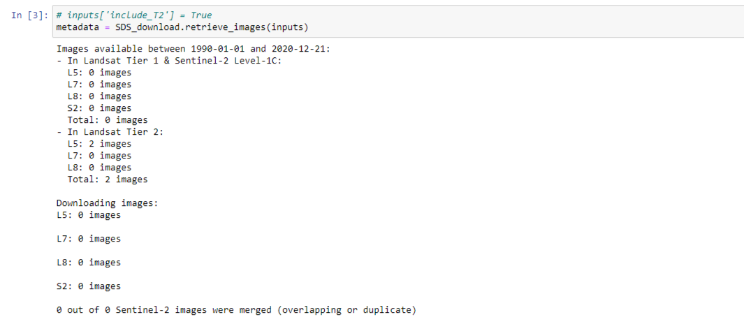 Downloading Of Available Satellite Images · Issue 168 · Kvos Coastsat