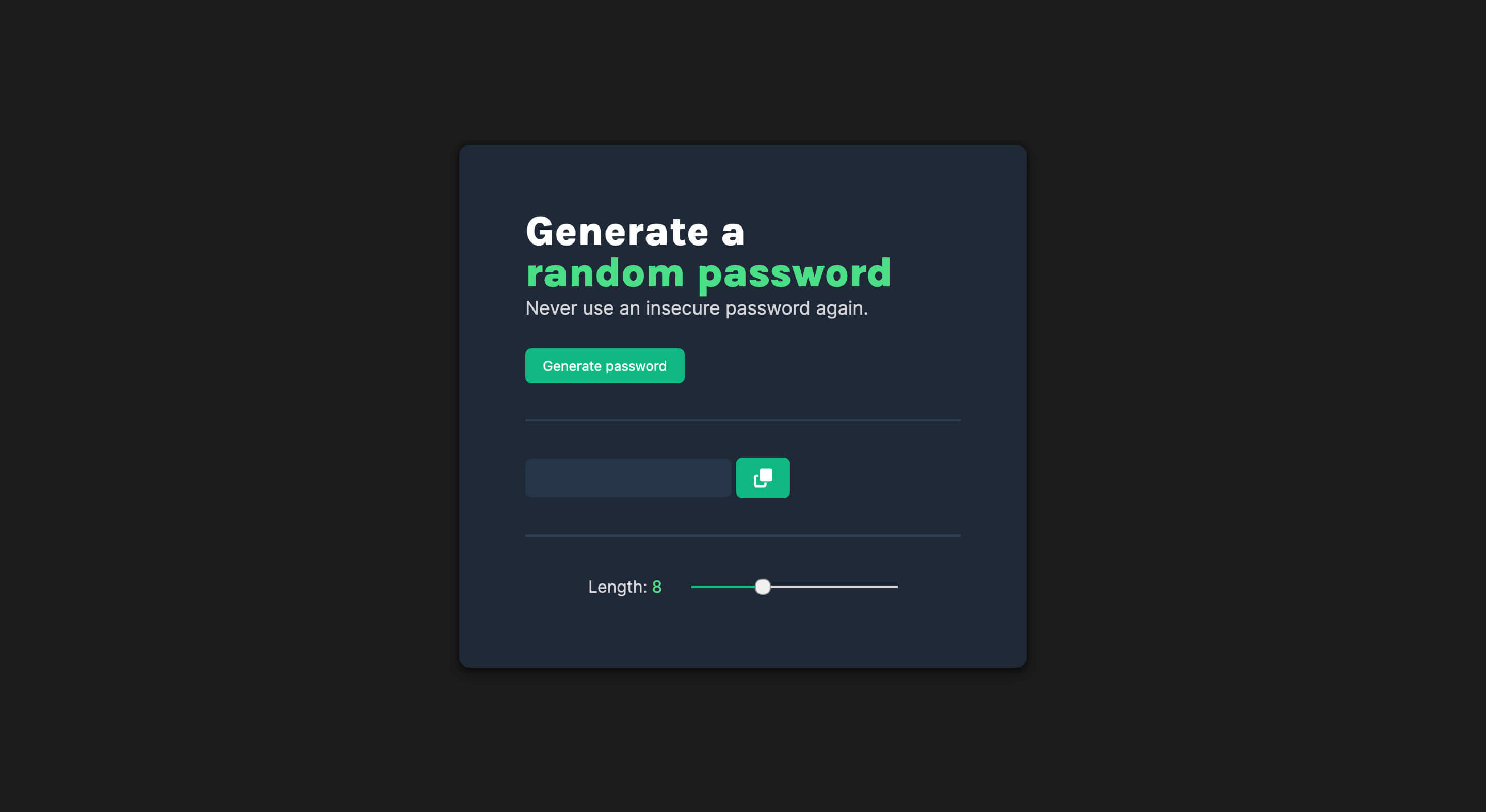 GitHub - alffonti/password-generator