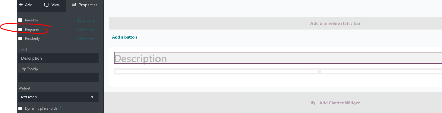 x_name "not required" in studio keeps it required · Issue #137358 · odoo/odoo · GitHub