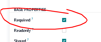 x_name "not required" in studio keeps it required · Issue #137358 · odoo/odoo · GitHub