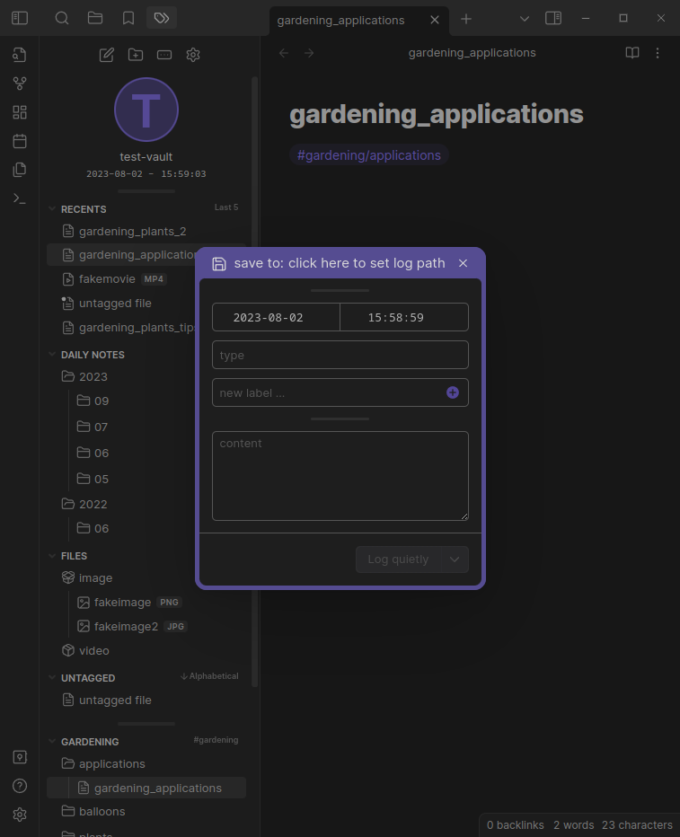 GitHub - loftTech/obsidian-oblogger: tag explorer and frontmatter ...