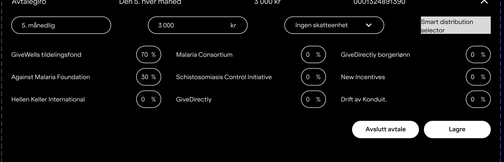 Tax units: Update agreement editing to respect tax units and smart distribution (standard ...