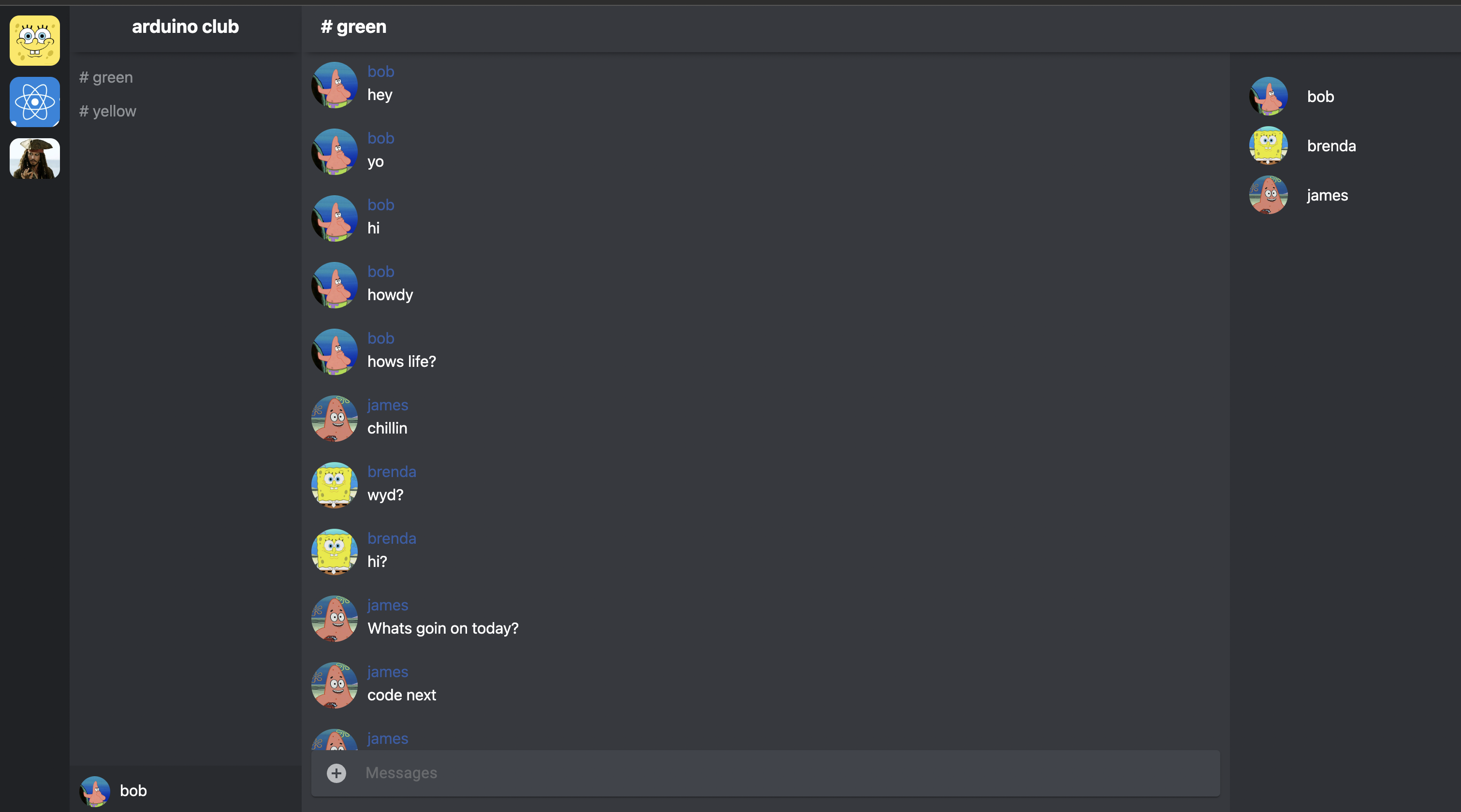 GitHub - JamesMDominguez/Discord-cleint: Full Stack Discord Clone
