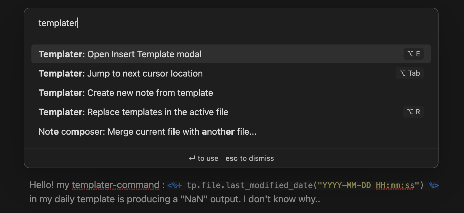 Templater Doesnt Run Its Skripts Doesnt Create Templates · Issue 932 · Silentvoid13