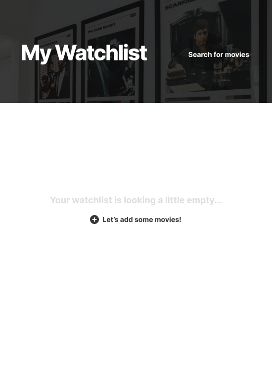 GitHub - Natnael-Tilahun/Movie-Watchlist: This Movie Watchlist project is a challenge from ...
