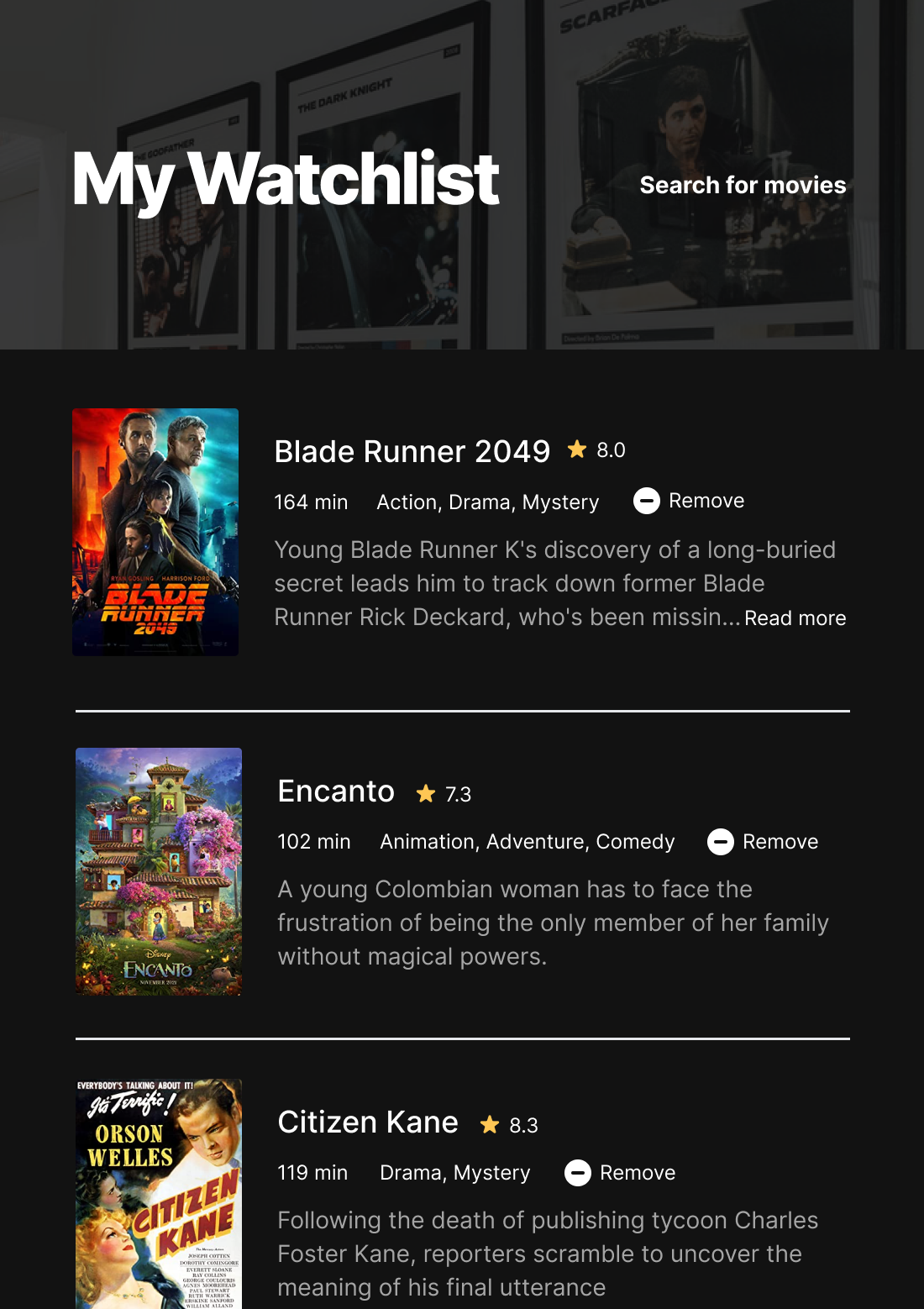 Github Natnael Tilahunmovie Watchlist This Movie Watchlist Project Is A Challenge From