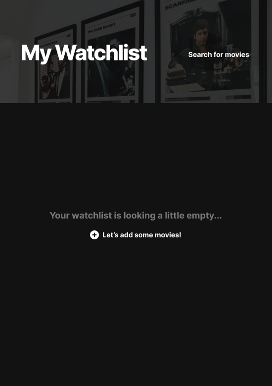 GitHub - Natnael-Tilahun/Movie-Watchlist: This Movie Watchlist project is a challenge from ...