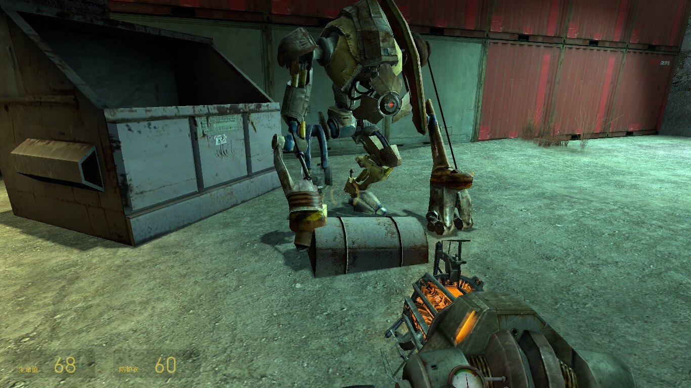 [HL2] Barrel can clip into Dog's hand · Issue #4851 · ValveSoftware ...