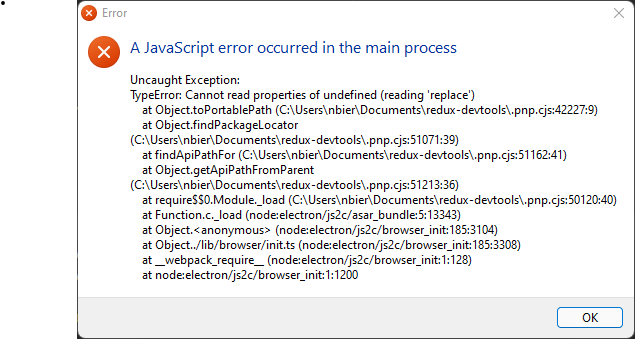 [Bug?]: Electron crashes with PnP when Webpack is also installed · Issue #4344 · yarnpkg/berry ...