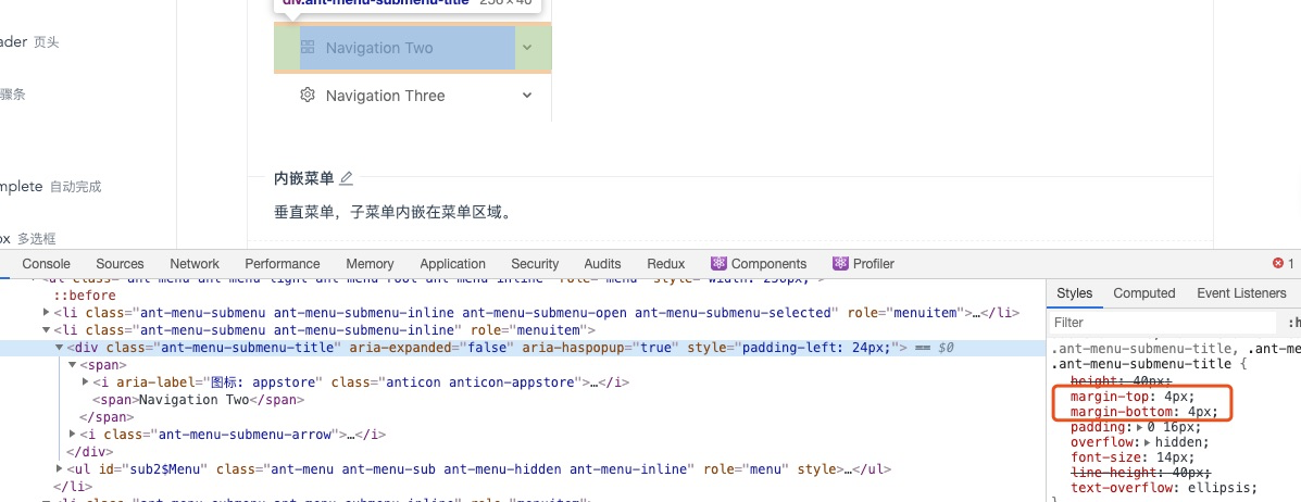 menu margin bfc · Issue #19477 · ant-design/ant-design · GitHub