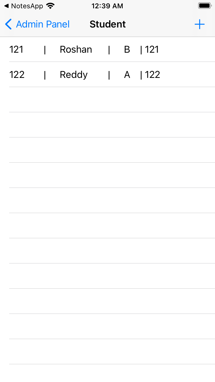 GitHub - rowe20/StudentAdmissionCoreDataApp: Implement Student Admission System using CoreData
