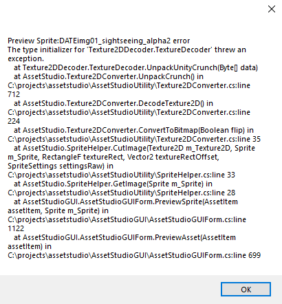 Issue with extracting Sprite/Texture2D from mobile game · Issue #582 · Perfare/AssetStudio · GitHub