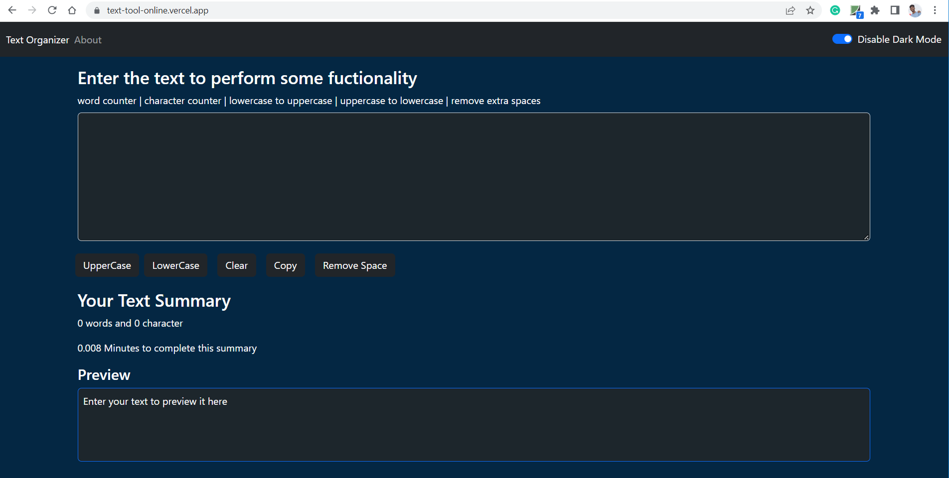 GitHub - pareshwar11/text-manipulation: Here you can set your text into UPPERCASE, LOWERCASE ...